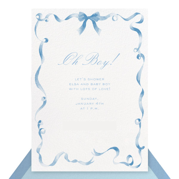 A BABY BOY SPRINKLE - CARLY